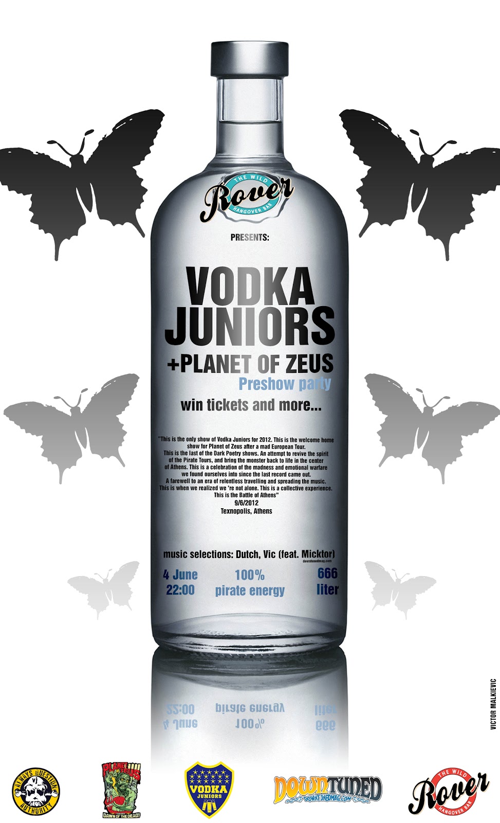 04 June: Vodka Juniors Pre-Show Party @ Rover Bar, Thessaloniki ft ...