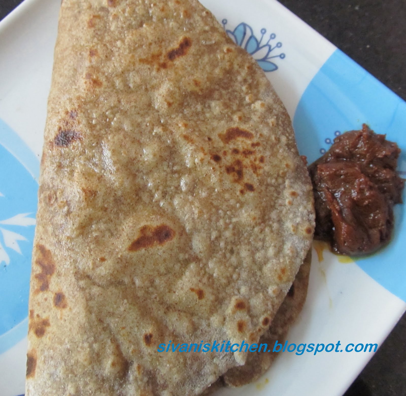 Sivani's Kitchen: Roti With Mixed Flour