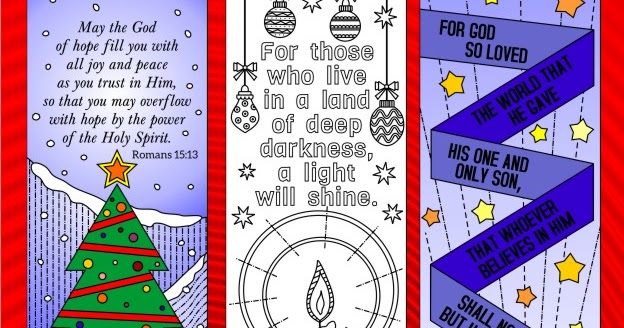 RicLDP Artworks: 8 Christmas Bookmarks (with Bible Verses)