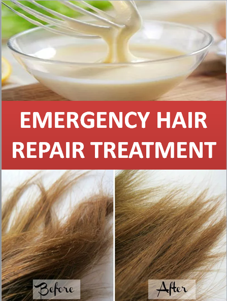 EMERGENCY HAIR REPAIR TREATMENT - TOP 5 DIY