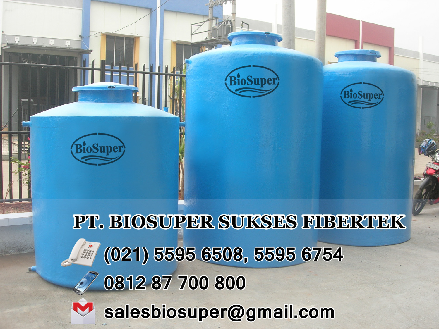 Septic Tank Biologycal Biofilter BioSuper: Tangki Fiberglass BioSuper ...