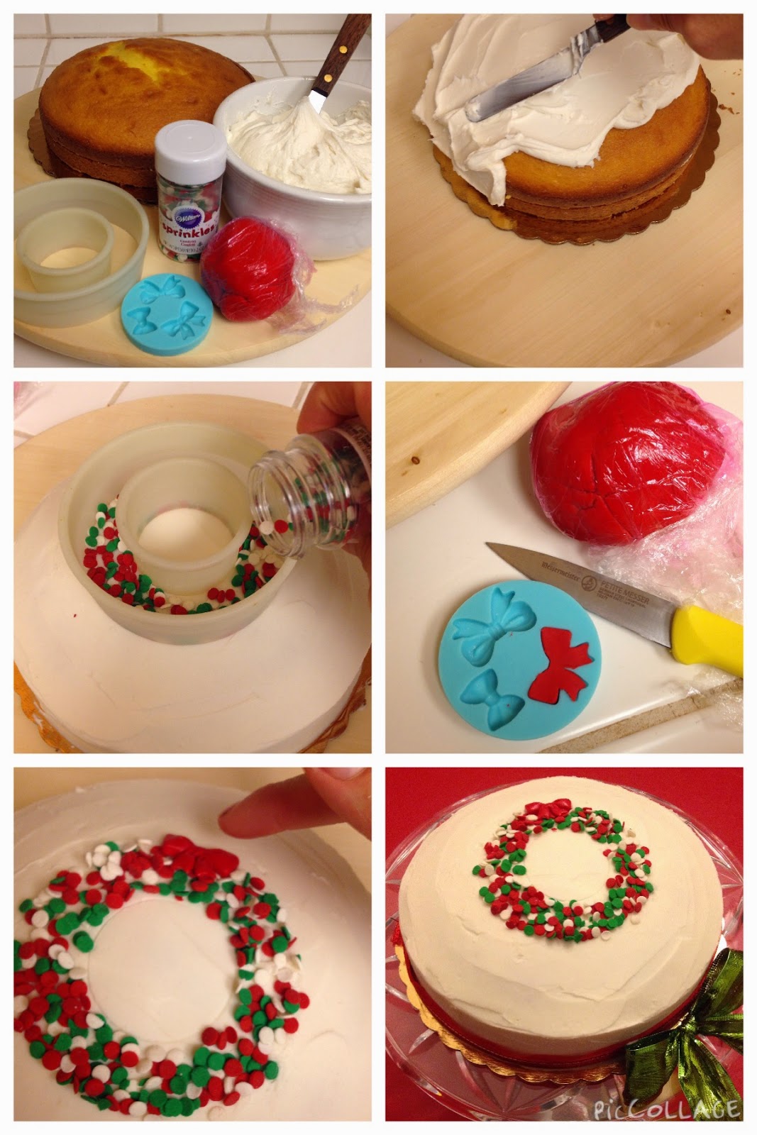 Cute & EASY Christmas Cake!