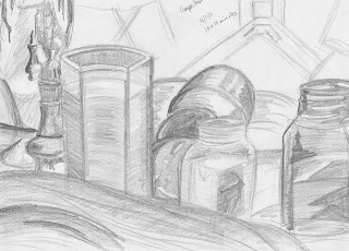 Observational Drawing 1: Week 8: Reflective Surfaces