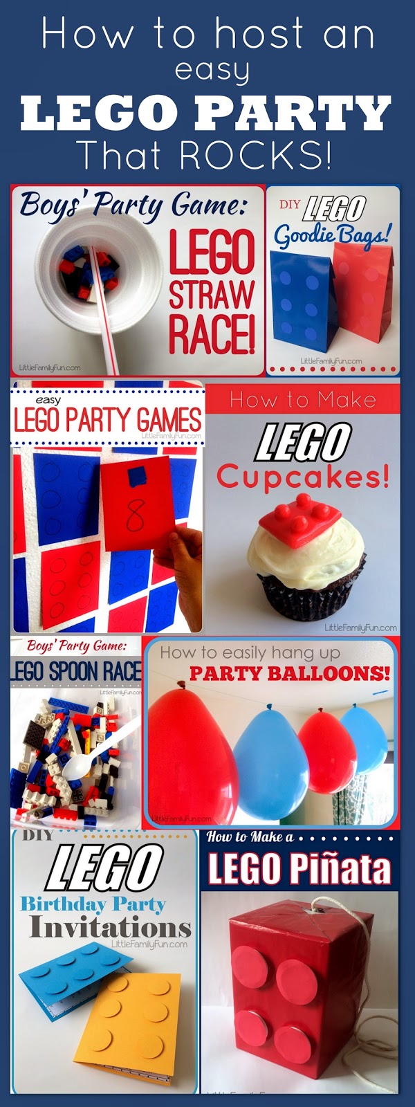 Little Family Fun: LEGO PARTY IDEAS!