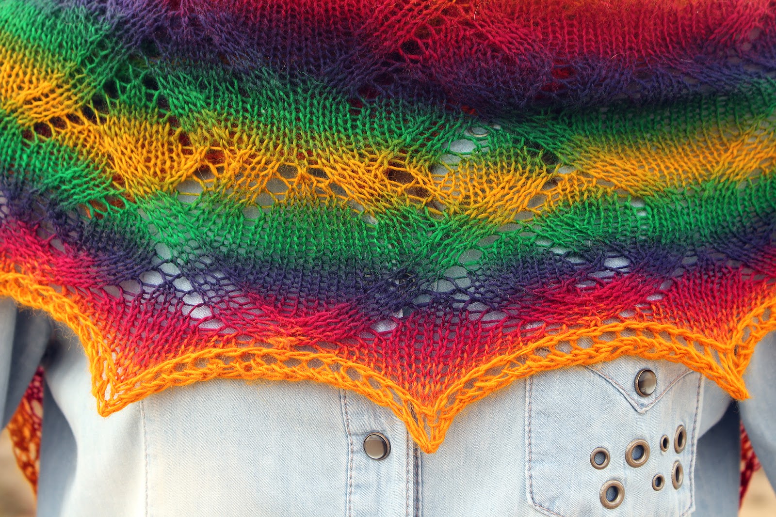 L'Atelier de l'Obi: Arabesque Shawl