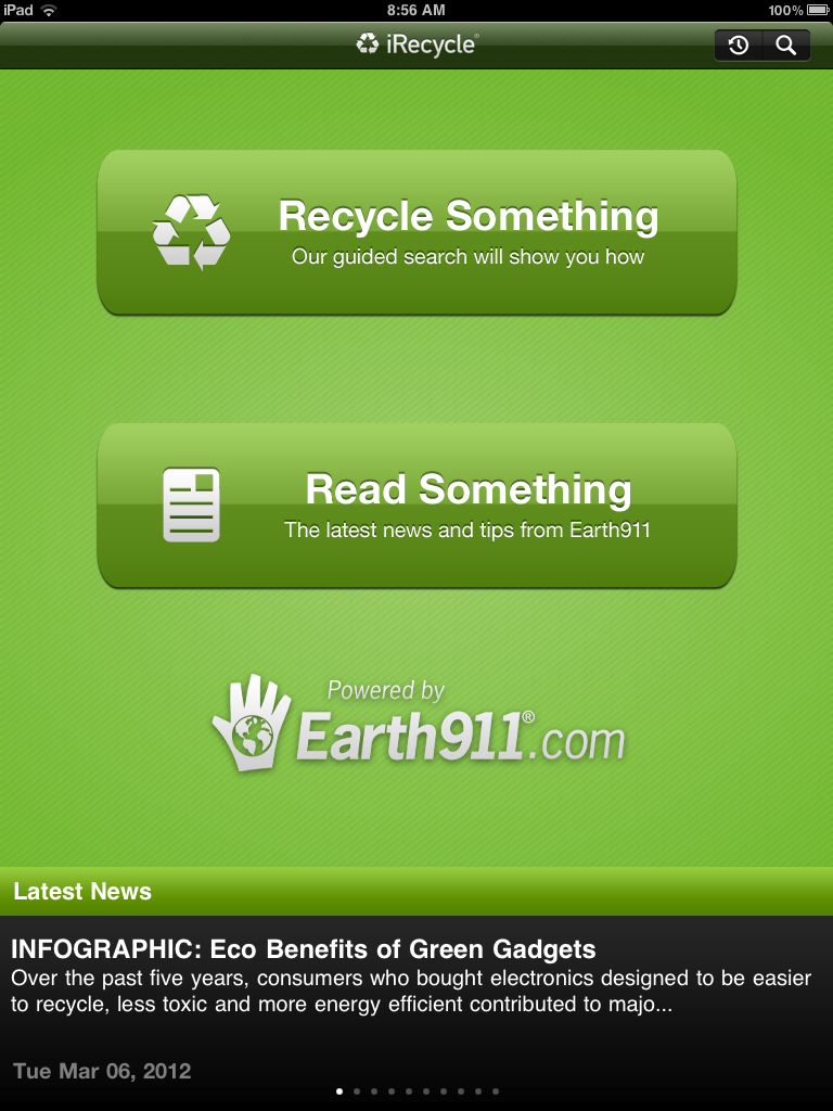 Cumberland University Vise Library: App of the Month...iRecycle
