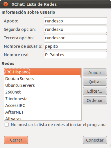 MIS PEQUEÑAS NOTAS GNU/LINUX: XCHAT - CONFIGURACION IRC.HISPANO