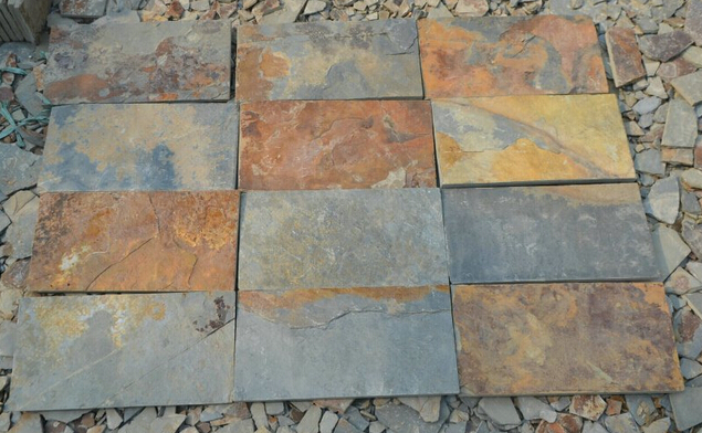 bess guo : Rusty slate tile for walls and decor: interior and exterior