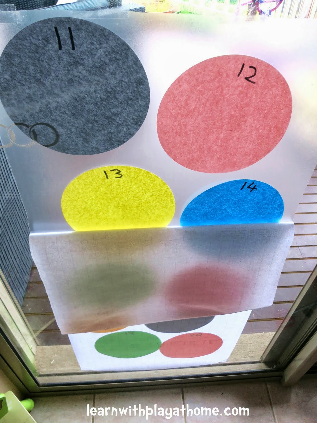 Learn with Play at Home: Counting and Number Recognition Sticky Wall ...