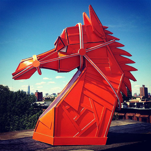 My Owl Barn: Artist Creates Amazing 6 Foot Tall Sculptures With Shoe Boxes