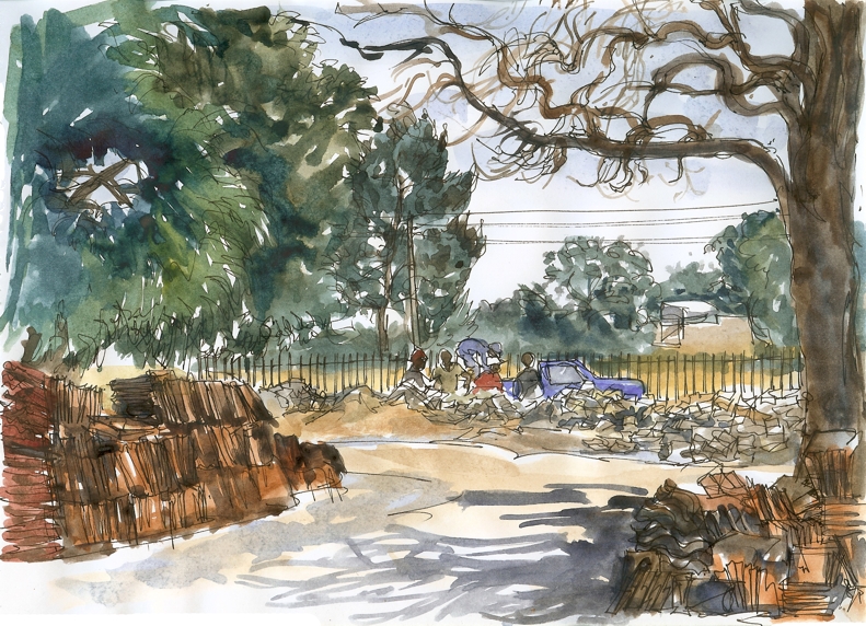 A sketch in time: Salvage Yard