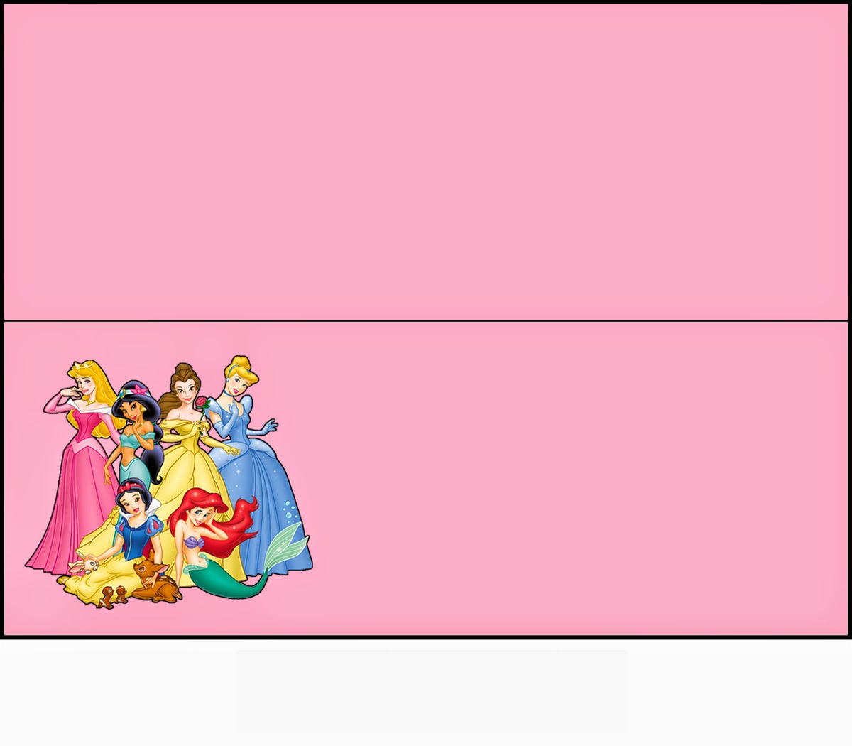 Disney Princess: Free Printable Candy Bag Label. - Oh My Fiesta! in english