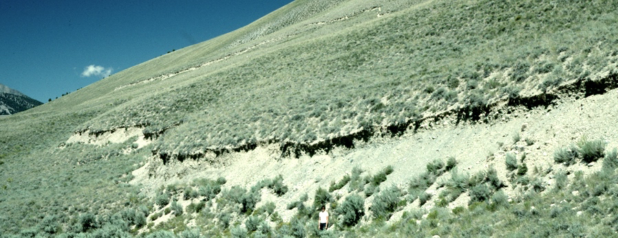 Earth Science Guy: Borah Peak Fault Scarp in Idaho formed during 1983 Quake