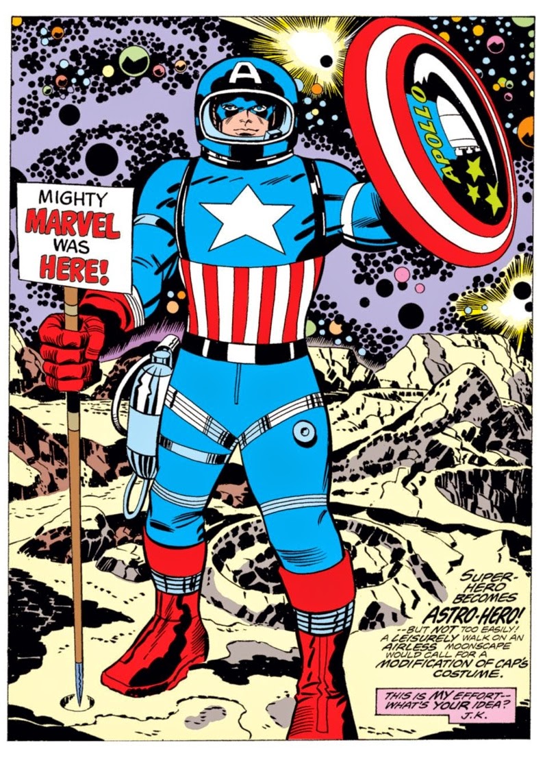 Say Hello Spaceman: Captain America by Jack Kirby (1976)