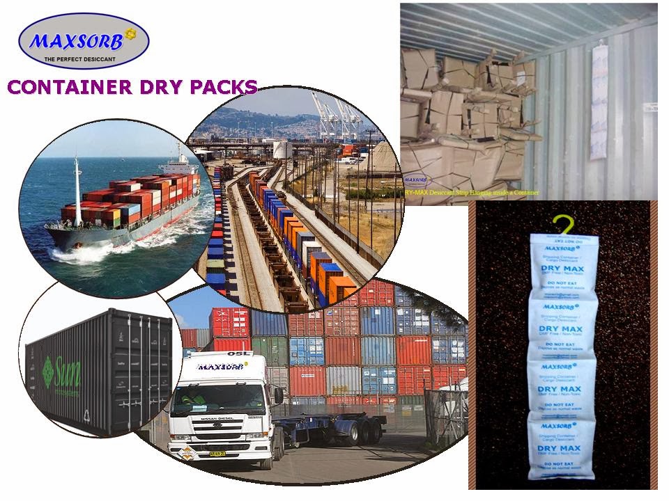 MAXSORB Silica gel Desiccants / Container Deisccant Dry bags