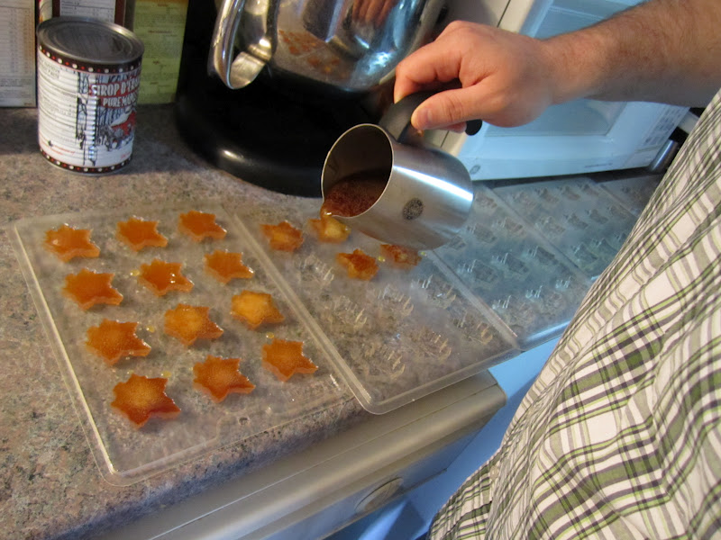 Busy Fingers: How to make maple candy