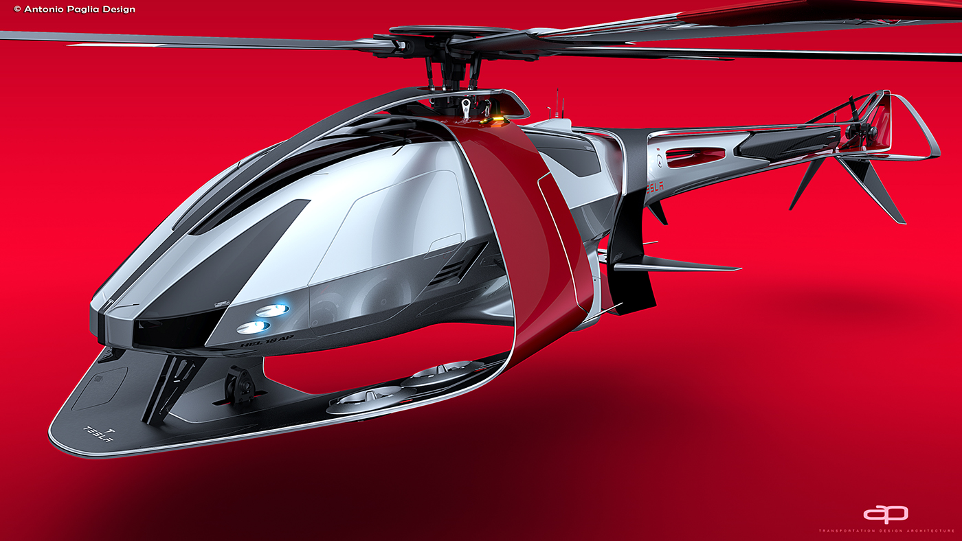 ap design: Tesla Model H - Helicopter