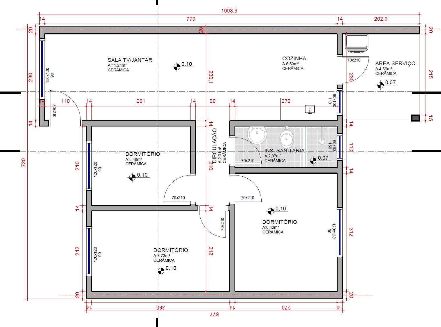É Lógica, é facil: Atividade de AutoCAD