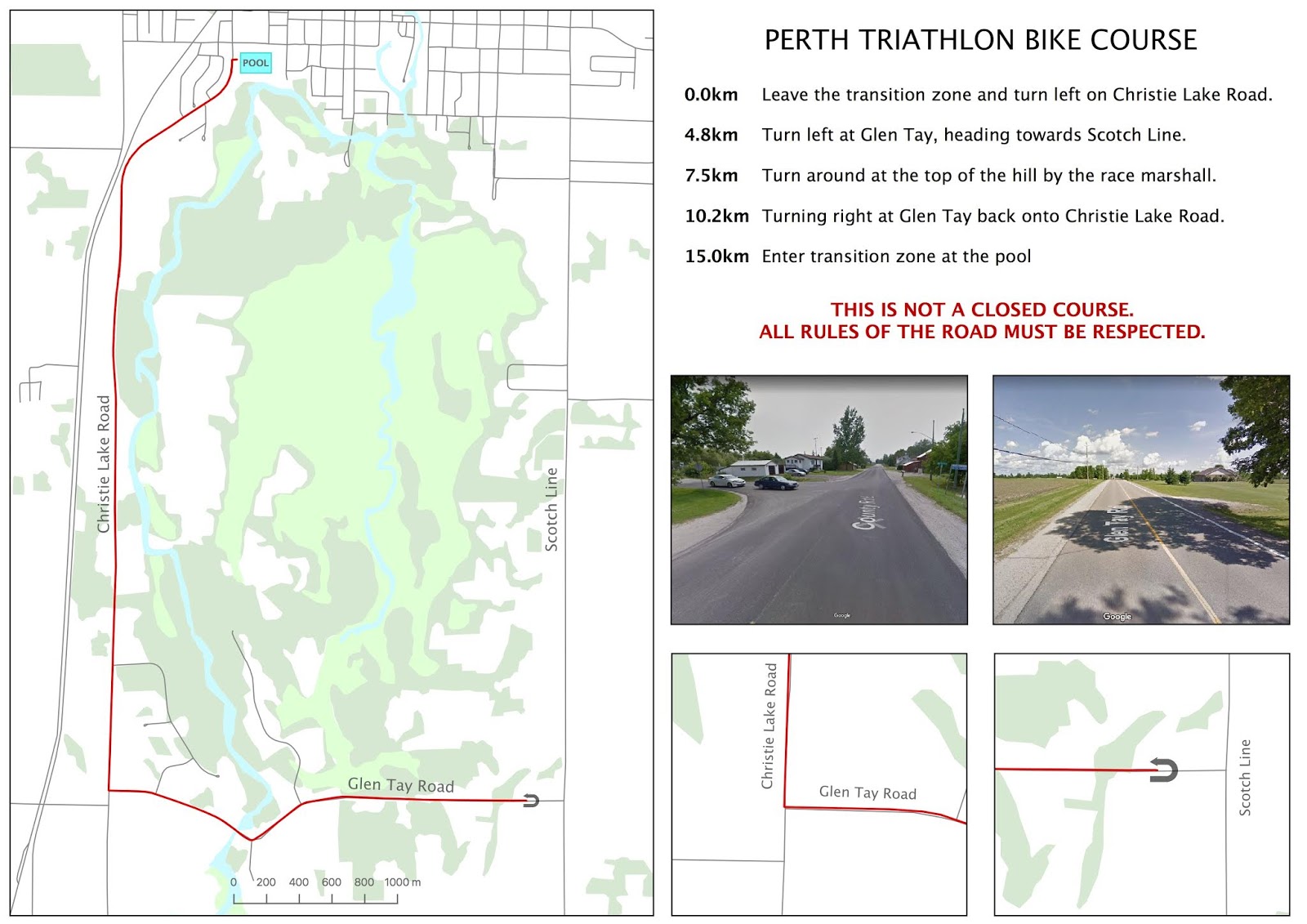 Perth Triathlon: Race Course