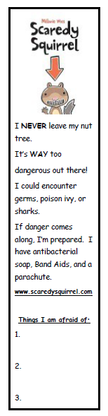 Jennifer's Teaching Tools: Reviewing with Scaredy Squirrel!