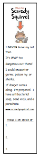 Jennifer's Teaching Tools: Reviewing with Scaredy Squirrel!