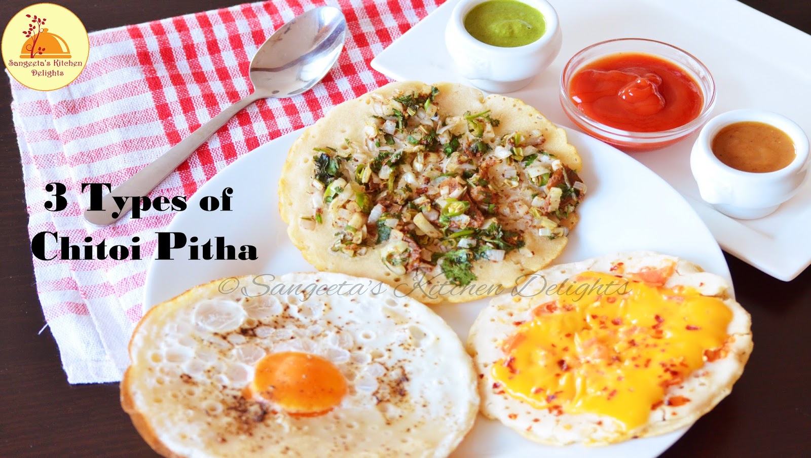 3 Types of Chitoi Pitha: Cheese Tomato Chitoi , Aachari/ Pickle Chitoi ...