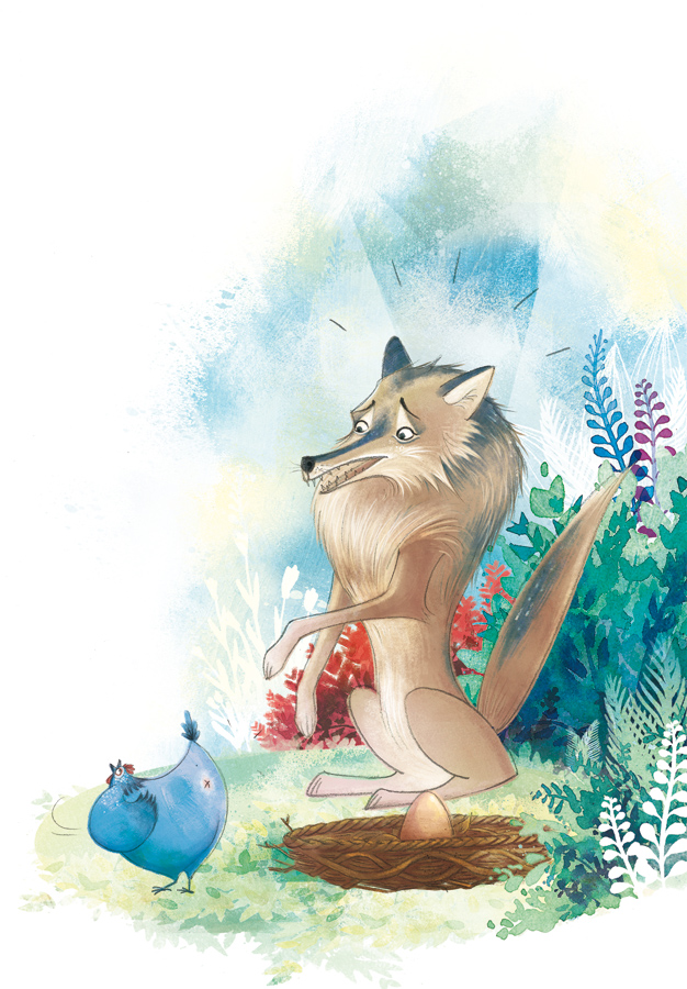 SeL illustratrice Freelance: Un faim de loup