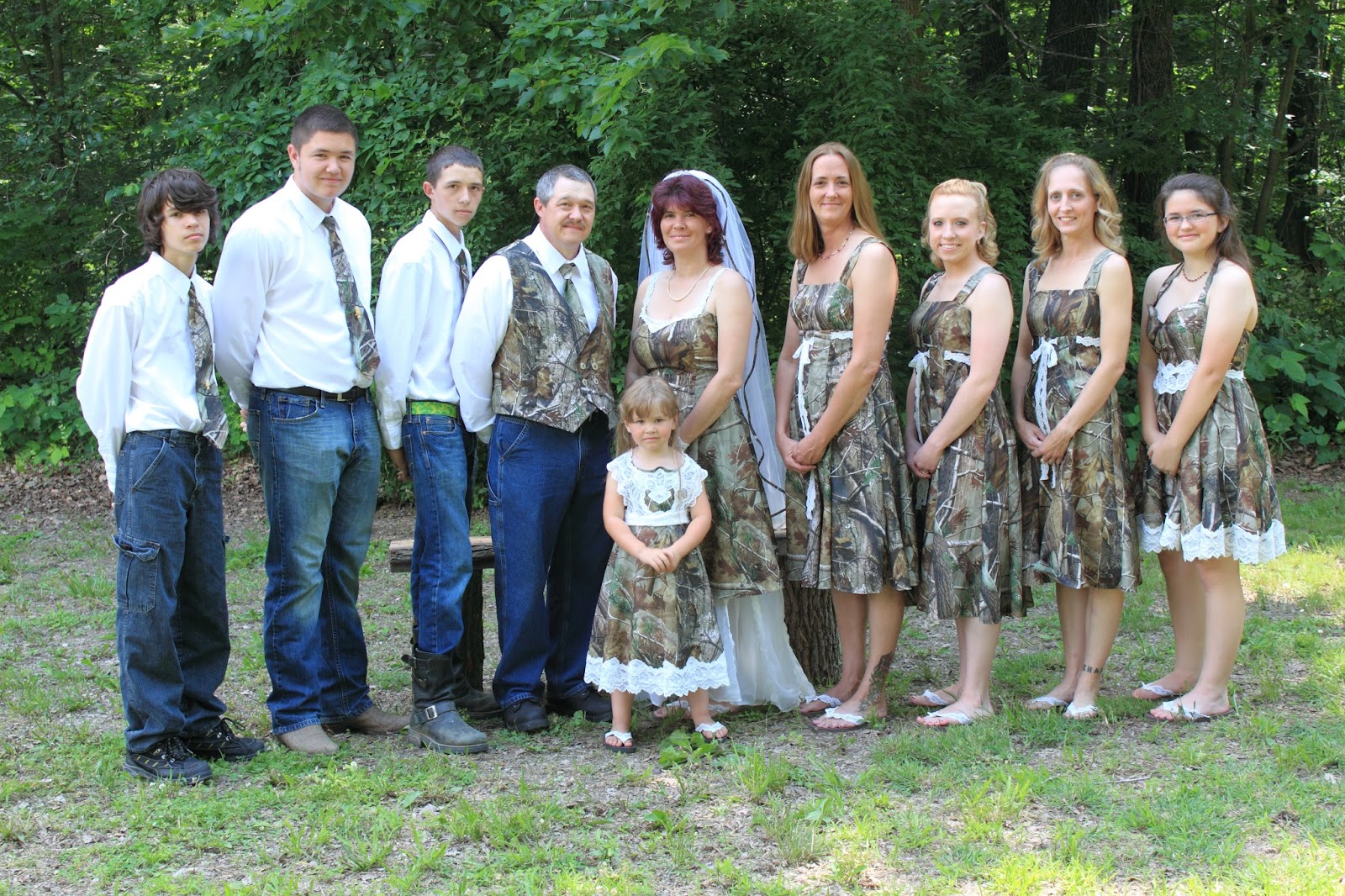 Refashion Co-op: My DIY Elegant Redneck Wedding