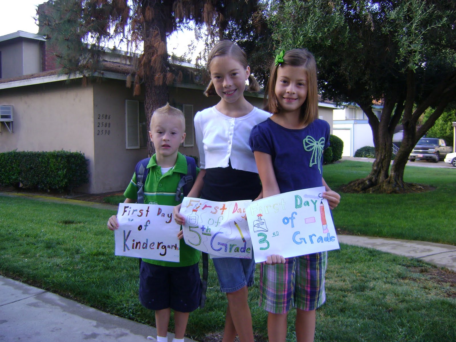 The Bell Family: First Day of School! First Day of School!!