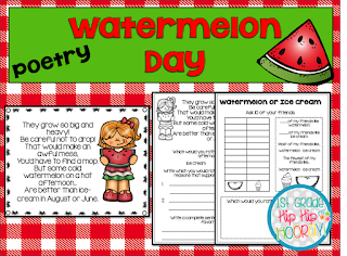 1st Grade Hip Hip Hooray!: A "MELON" ideas to celebrate WATERMELON!
