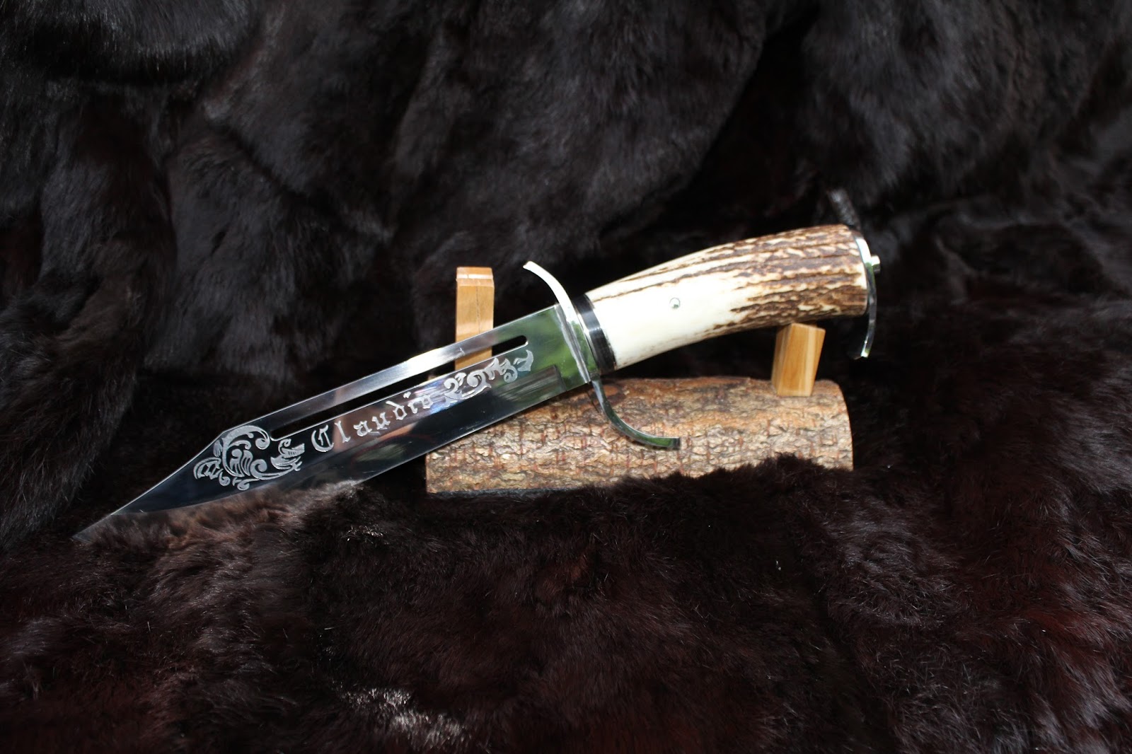 Coltelli Artigianali di Marco Danesin: Bowie Knife "Wood Hunter"