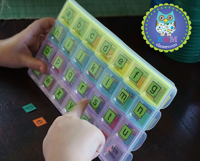 KM Classroom: Letter Tiles and Word Cards Freebie