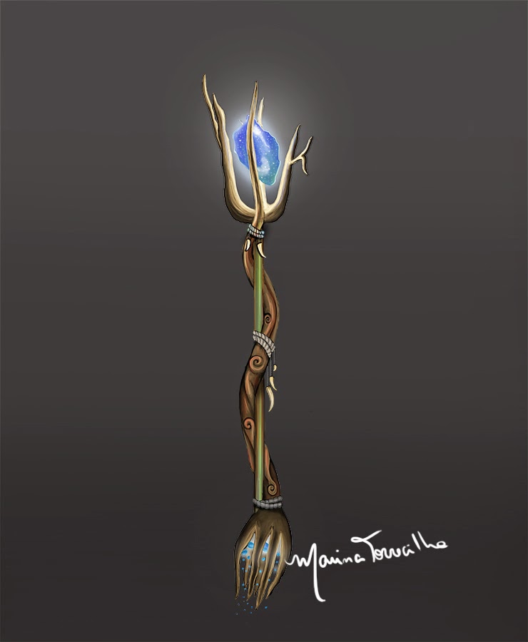 Arte Digital Marina: Concept Cajados mágicos - Magical Staffs concept ...