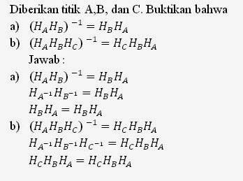 amiksyah: SETENGAH PUTARAN Geometri Transformasi