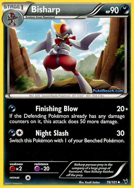 Bisharp -- Noble Victories Pokemon Card Review | PrimetimePokemon's Blog