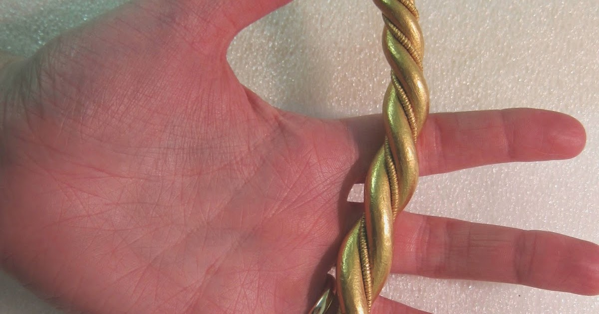 Viking Metal: Ring bling: a huge Viking gold arm-ring from Yorkshire