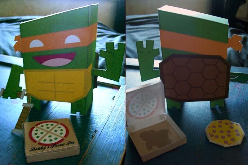 Teenage Mutant Ninja Turtles Papercraft
