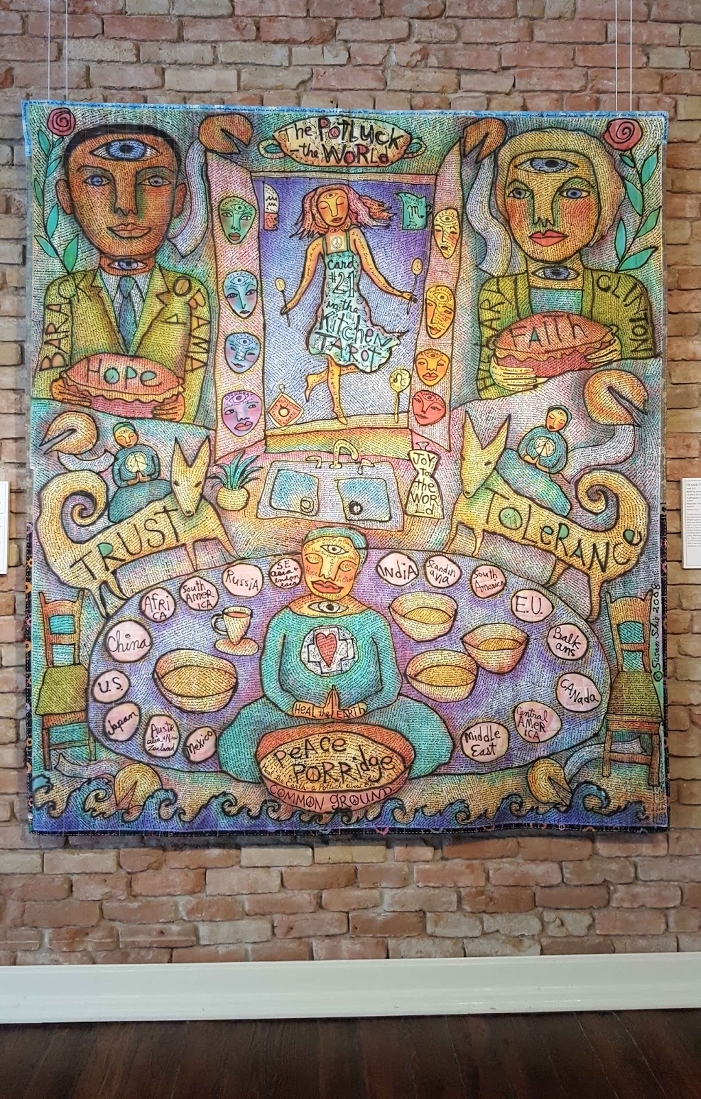 the stunning quilts of artist Susan Shie