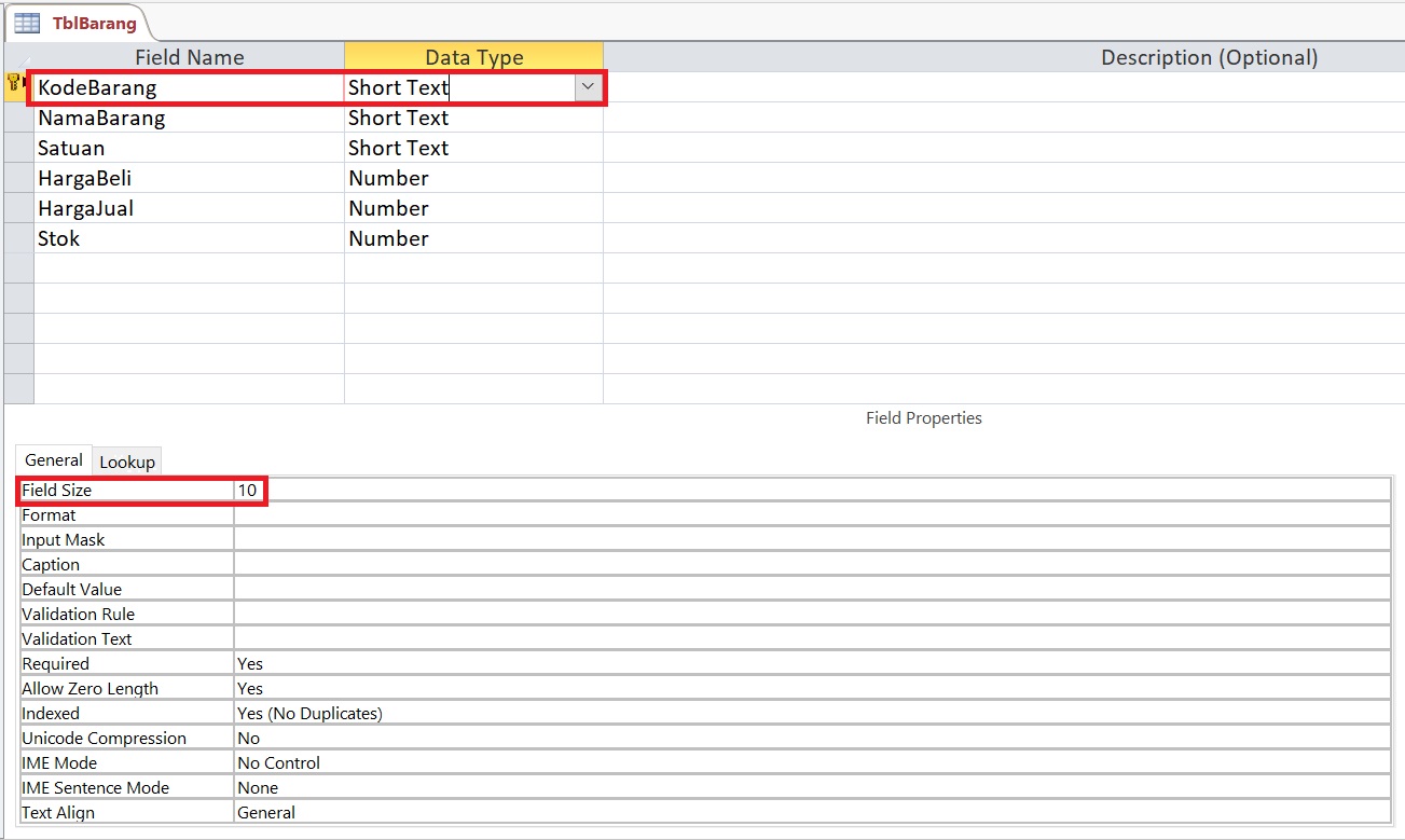 MEMBUAT DATABASE MICROSOFT ACCESS UNTUK PEMULA ~ Panduan Pemrograman ...