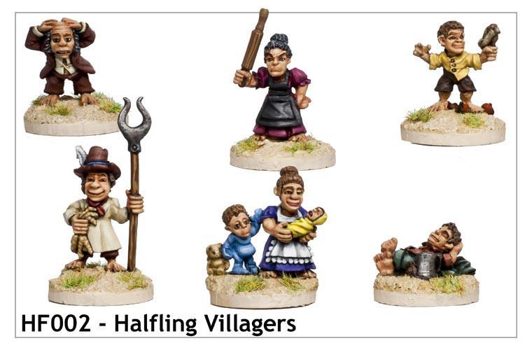 Wargame News and Terrain: Warmonger Fantasy Miniatures: New Halfling ...