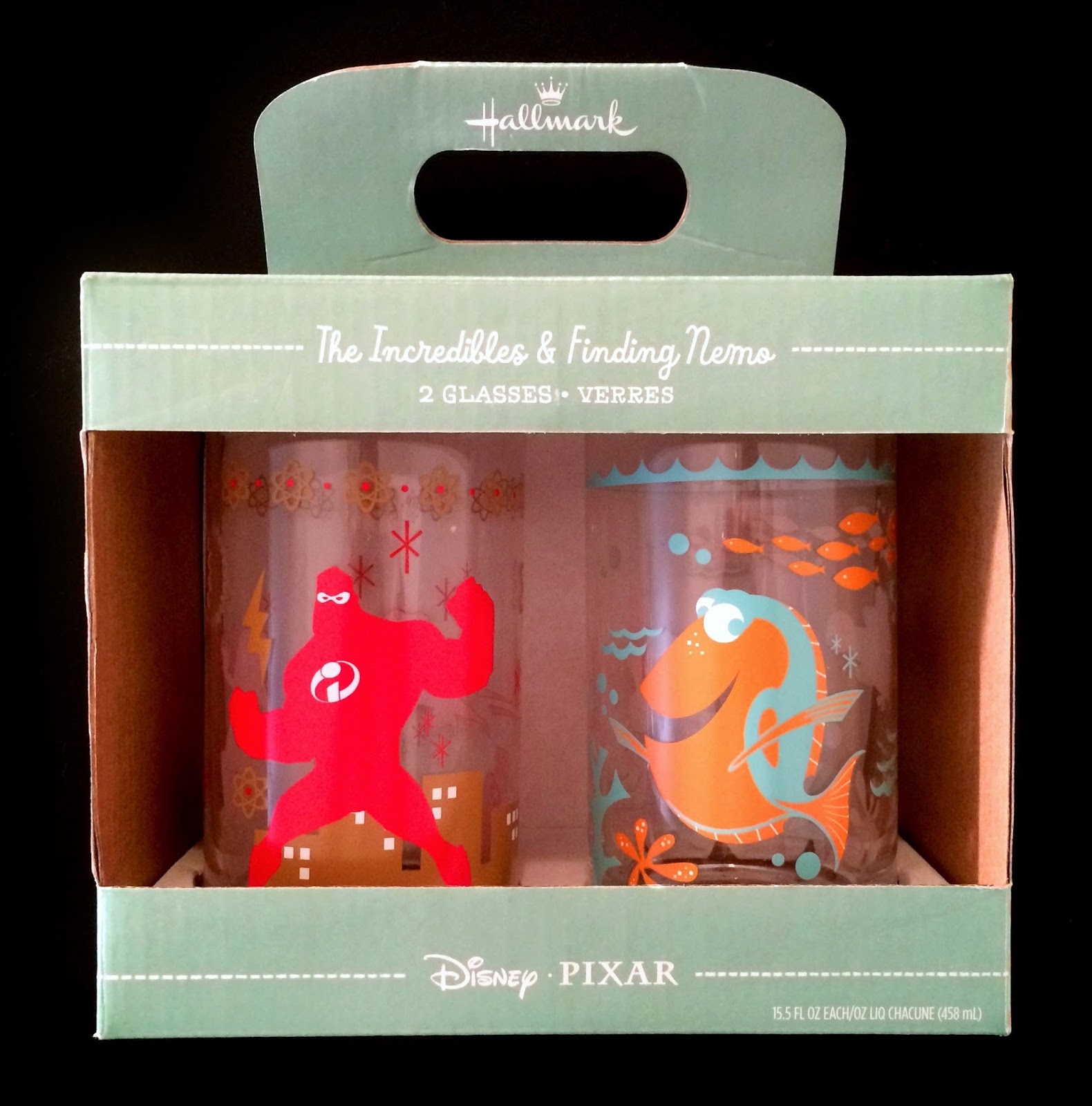 Dan the Pixar Fan: Pixar Collection: Hallmark 2 Glasses Beverage Set ...