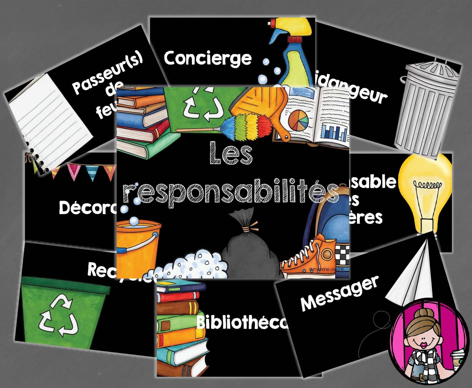 Mme Marie-Julie : Jour 14- Les responsabilités de classe Mme Marie-Julie : Jour 14- Les responsabilités de classe