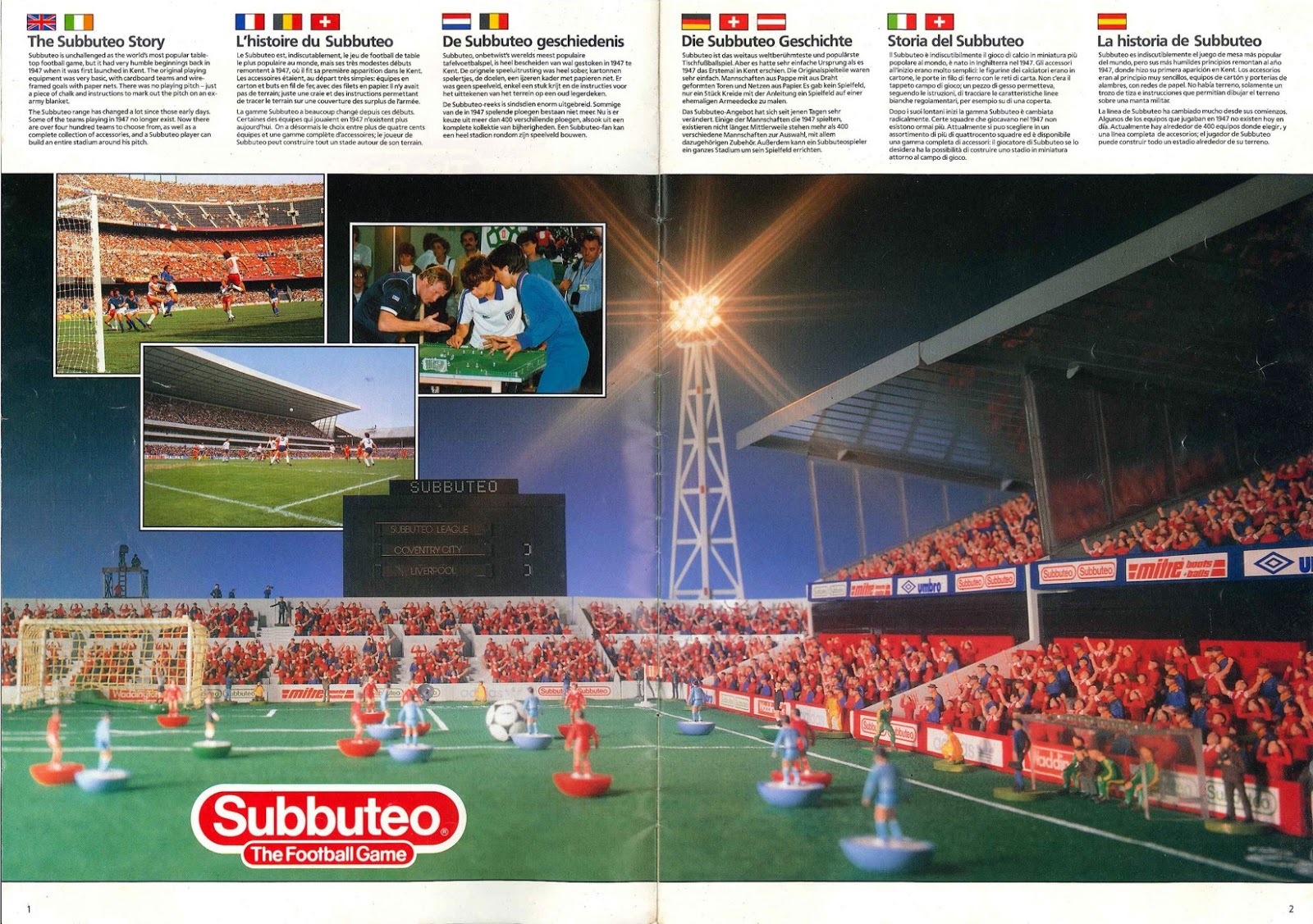Subbuteo catalogue, 1988 ~ The Football Attic