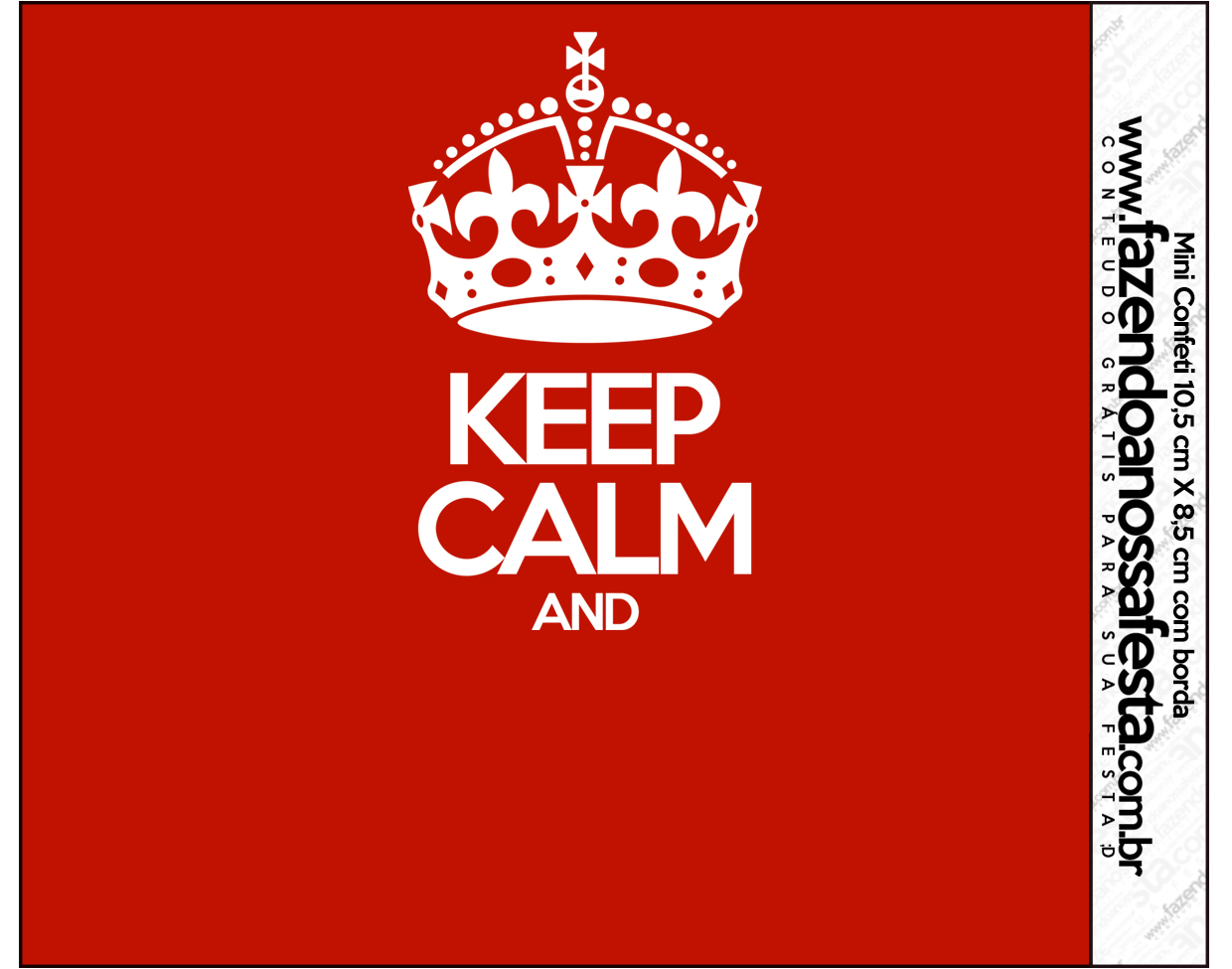 Keep Calm: Etiquetas para Candy Bar para Imprimir Gratis. | Oh My 15 Años!