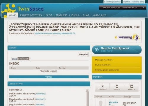 Program eTwinning: TwinSpace