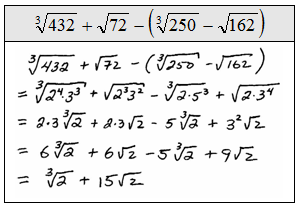 OpenAlgebra.com: Free Algebra Study Guide & Video Tutorials: Adding and Subtracting Radical ...