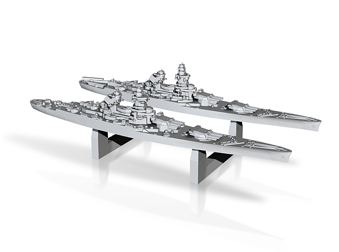 Tiny Thingamajigs: French Navy WW2 BB Richelieu (1943) and Jean Bart ...