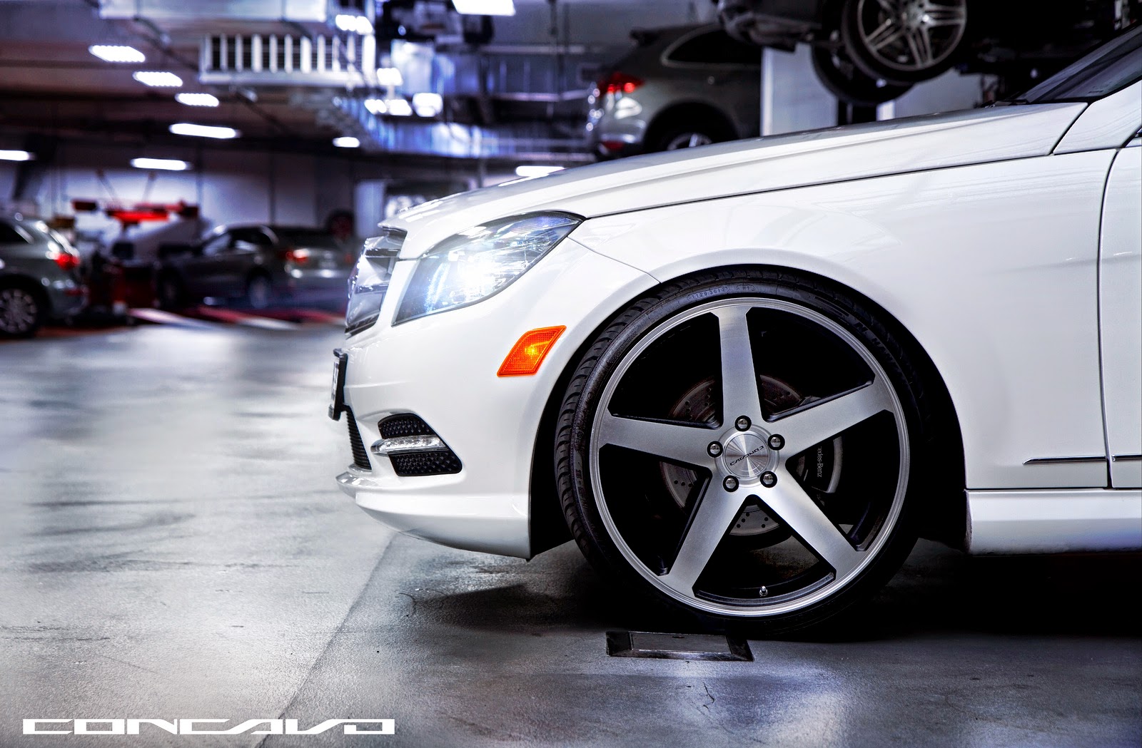Mercedes-Benz W204 C300 on 20" CW-5 Concavo Wheels | BENZTUNING