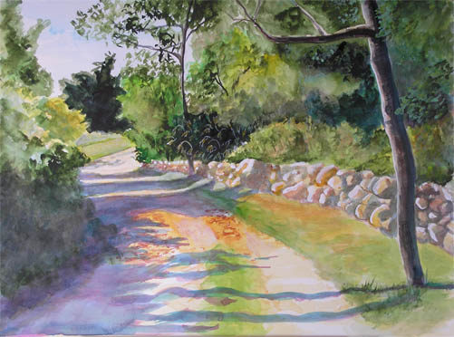 DAILY PAINTERS MARKETPLACE: "The Road" Watercolor Painting