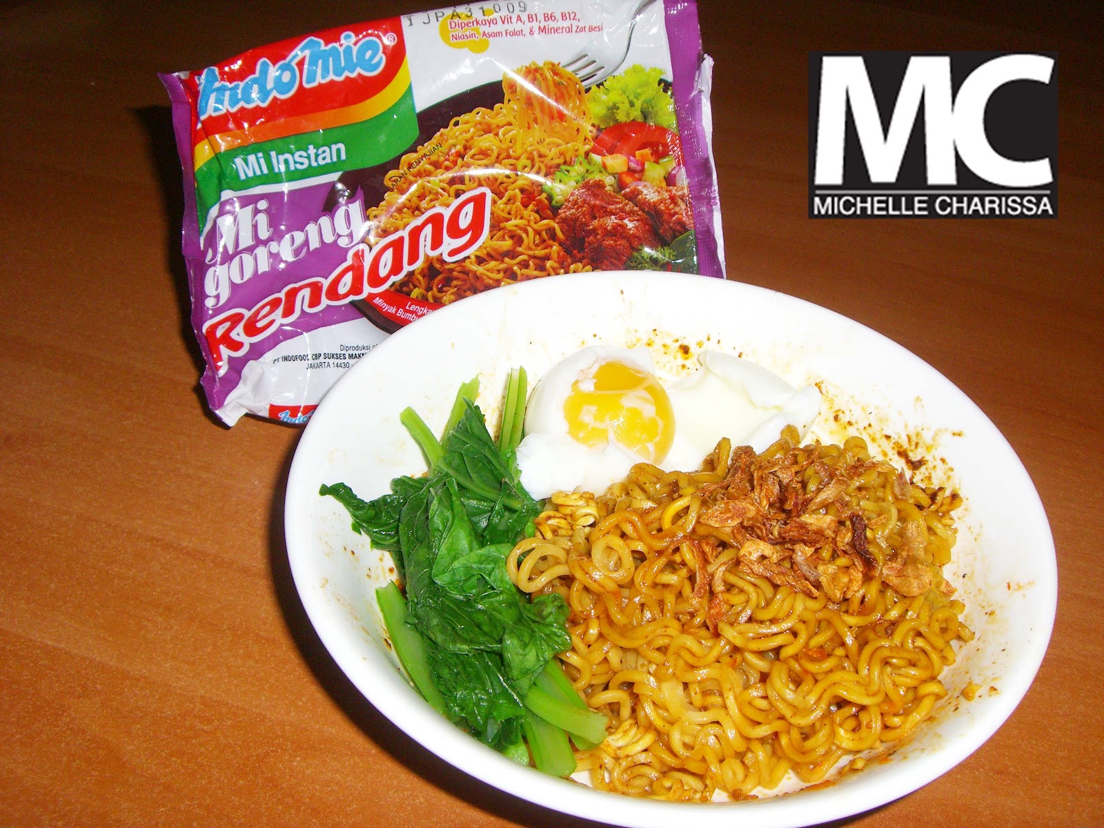 The Michelle Factor: Breakfast : Indomie - Mie Goreng Rendang + Egg ...